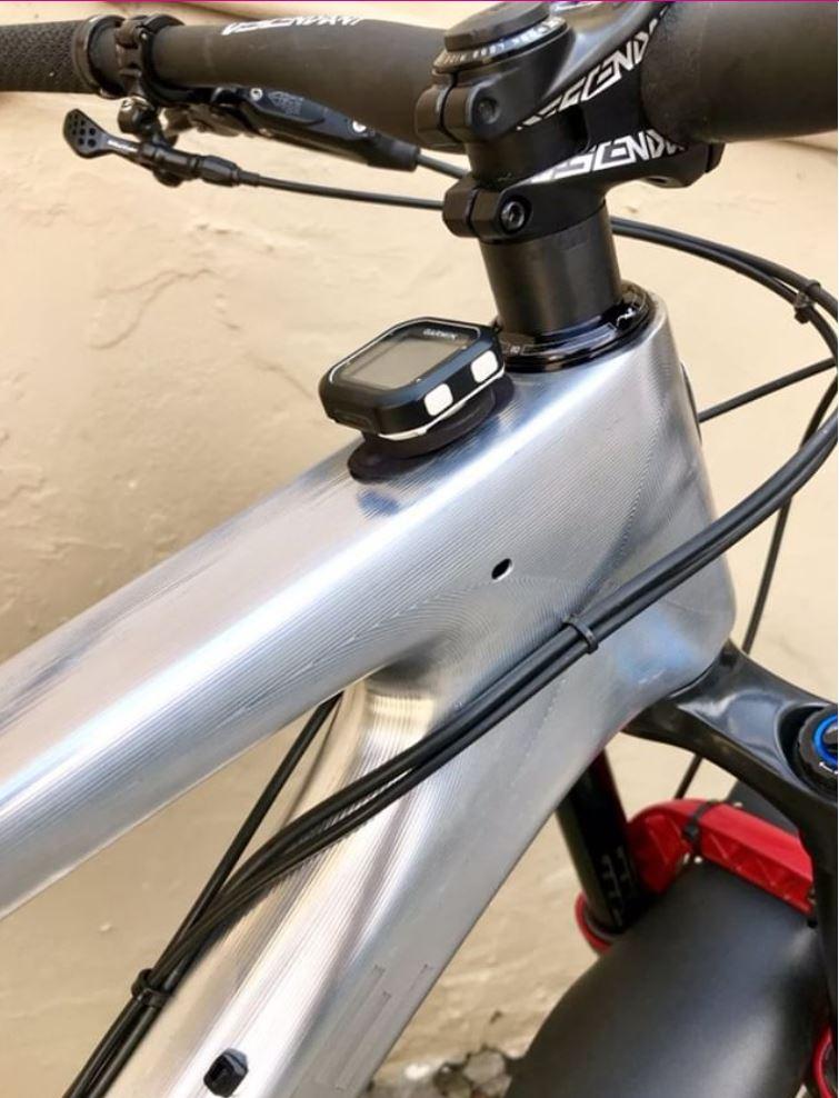 Enduro MTB top tube computer mount – 76 Projects USA